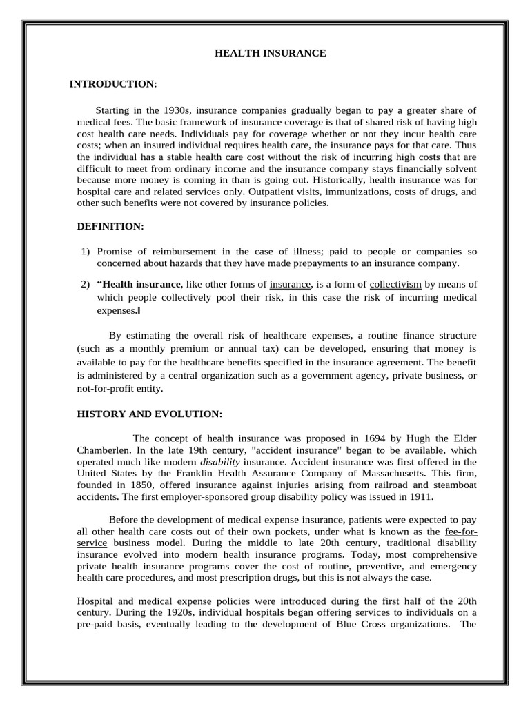 Understanding Health Insurance Basics | PDF | Insurance | Health Care