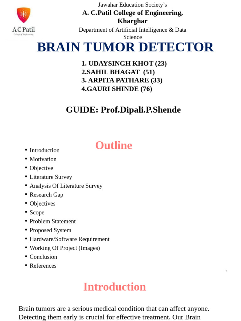 Brain Tumor Project | PDF | Deep Learning | Magnetic Resonance Imaging