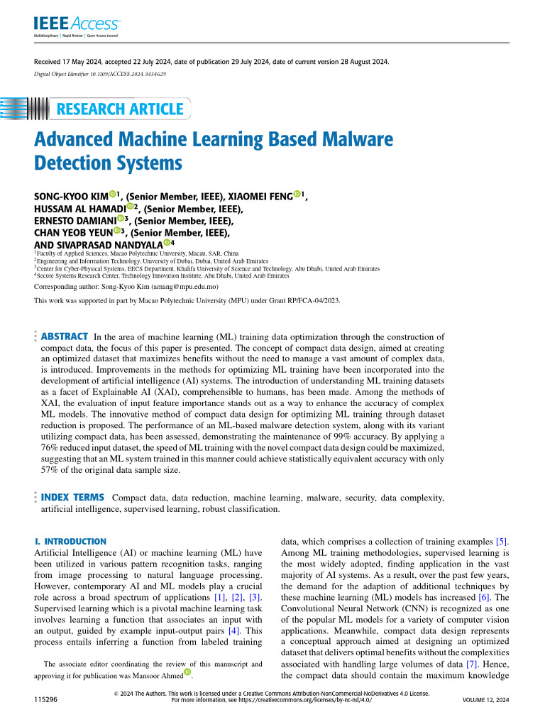Advanced_Machine_Learning_Based_Malware_Detection_Systems | PDF | Machine Learning | Artificial ...