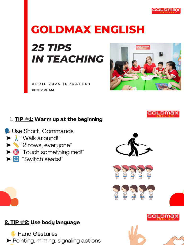 25 Tips for Effective English Teaching | PDF | Vocabulary | Cognitive ...