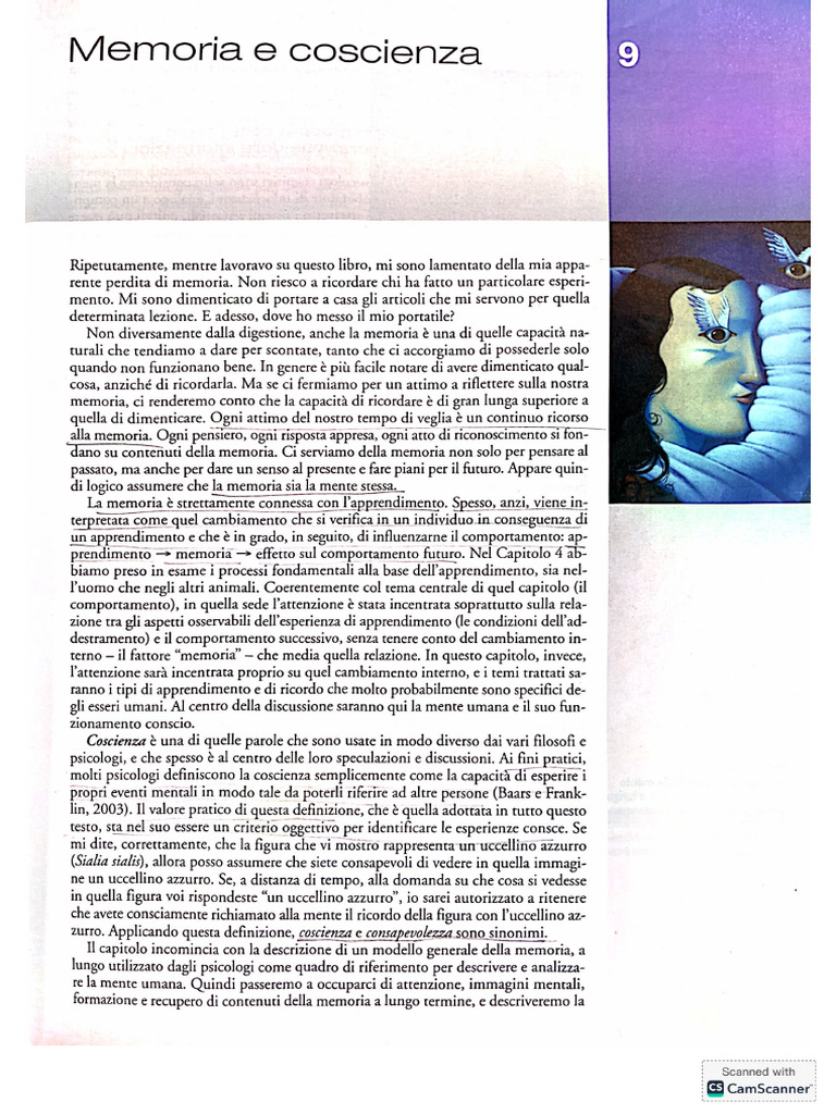 Capitolo 9 Psicologia Parte 3 | PDF