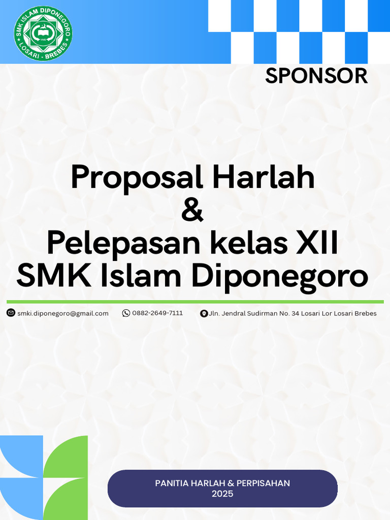 Harlah Dan Pelepasan SMK Islam Diponegoro | PDF