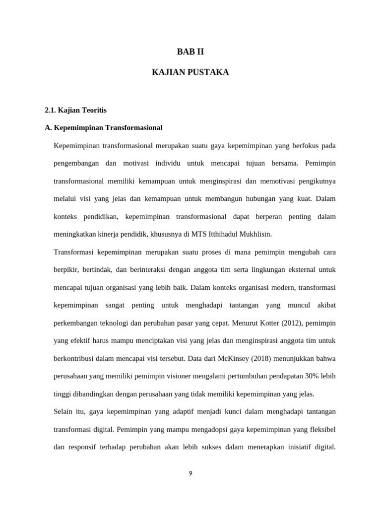 Bab 2 Edhie Transformasi | PDF