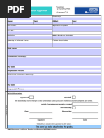 Deviation Request From Department: Name of Requester: Date of Request ...