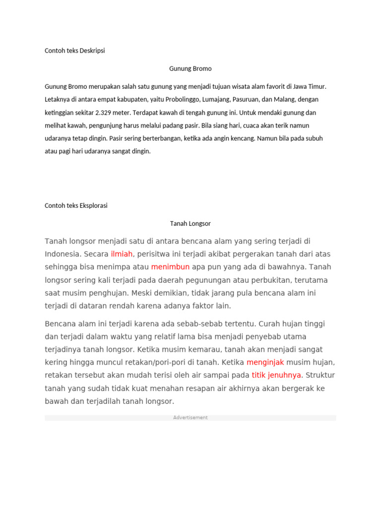 Contoh Teks | PDF
