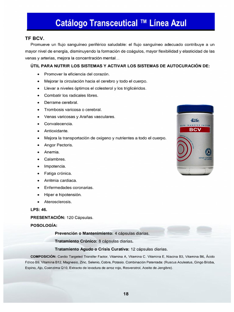 Bcv Sistema Circulatorio 4life | PDF