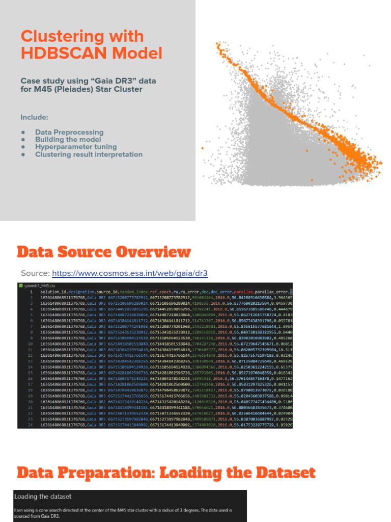 Clustering With Hdbscan Model Pleiades Clustering Pdf Cluster