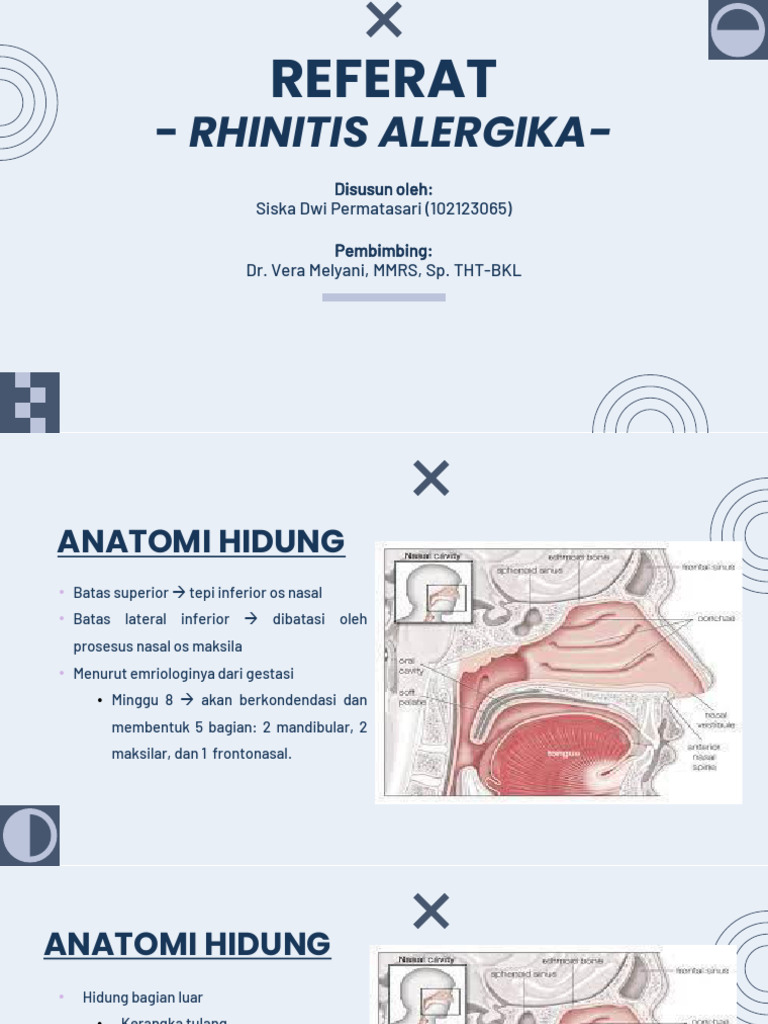 Rhinitis Alergi: Gejala, Diagnosis, dan Terapi | PDF