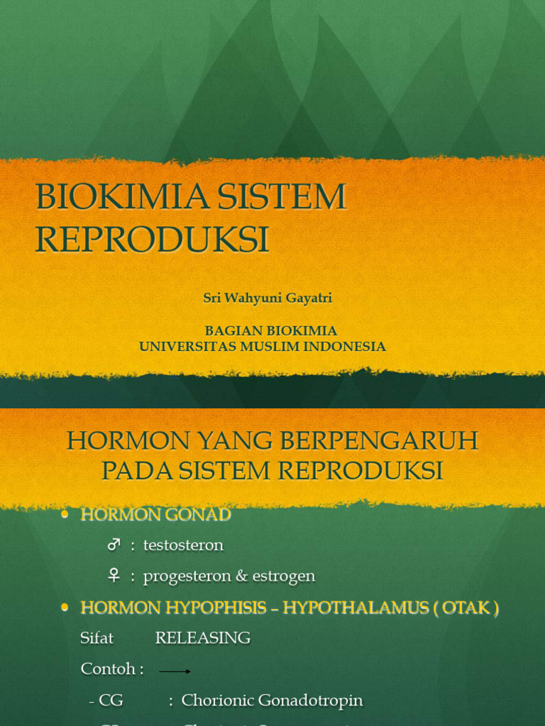 Biokimia Reproduksi Uniq_compressed (1) | PDF