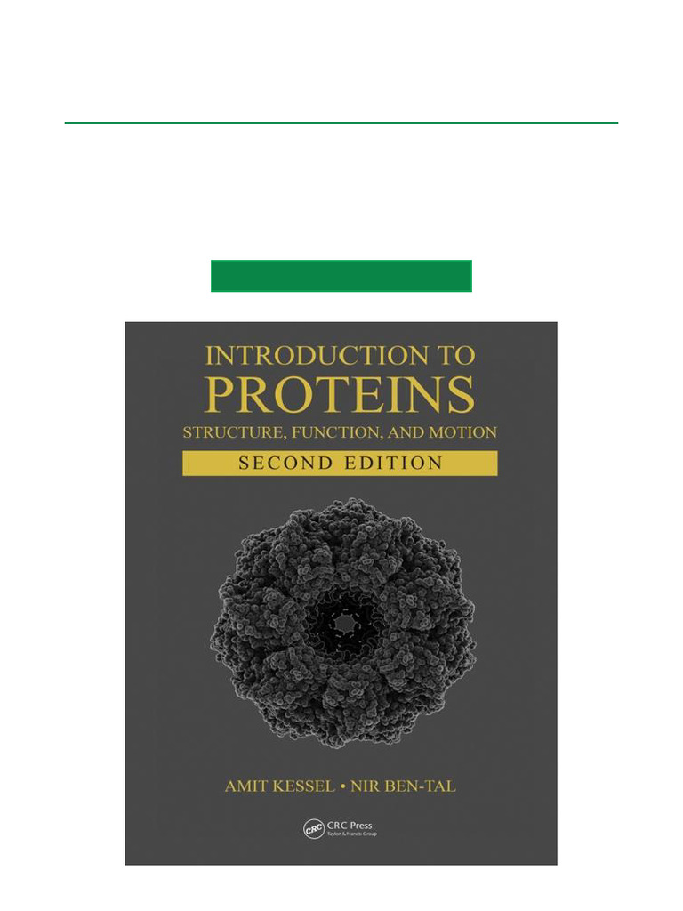Introduction To Proteins Structure, Function, and Motion, 2nd Edition Textbook PDF Download ...
