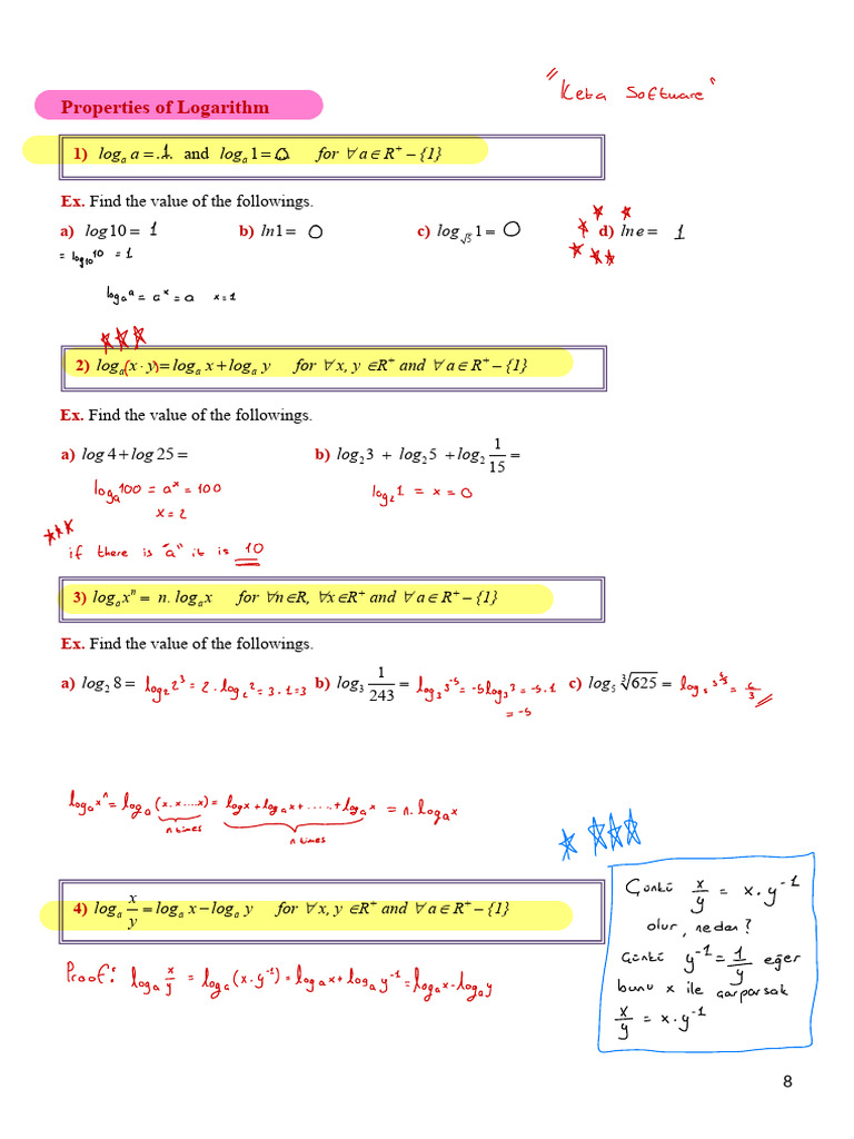 LOGARITHMS Lecture Notes-2025 | PDF | Mathematics | Complex Analysis