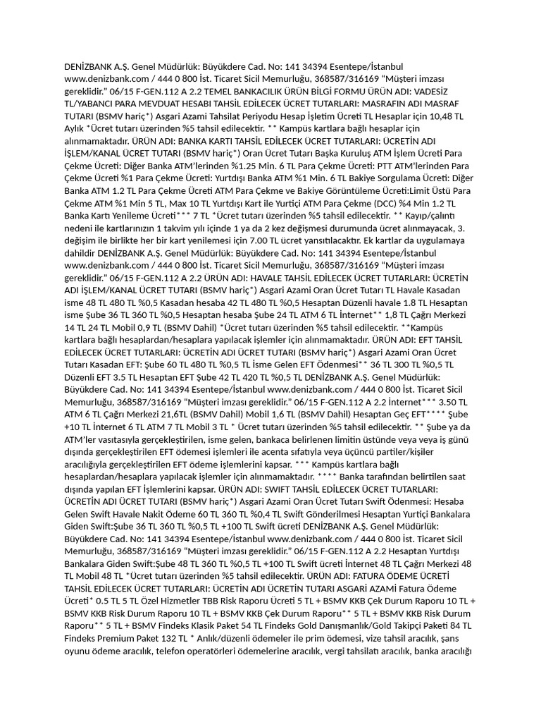 Deni, Izbank Sss | PDF