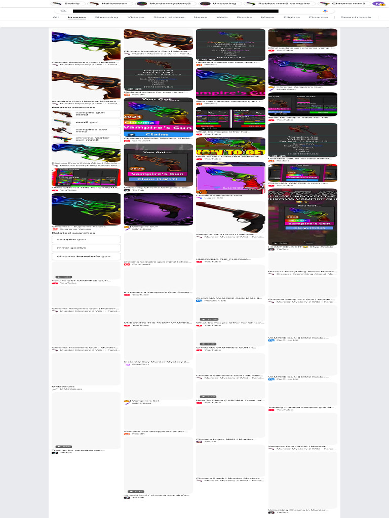 Chroma Vampire Gun Value - Google Search | PDF