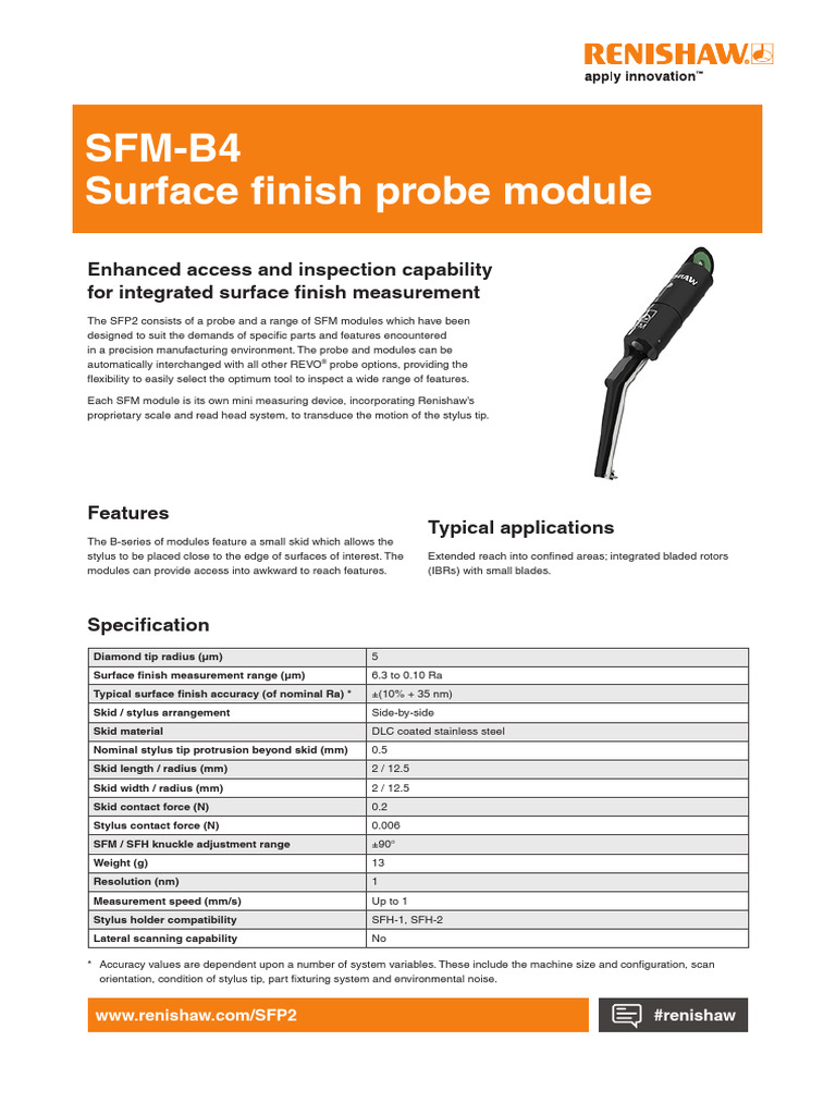 Data_sheet_H-1000-2298_SFM-B4 | PDF | Applied And Interdisciplinary Physics | Physical Sciences