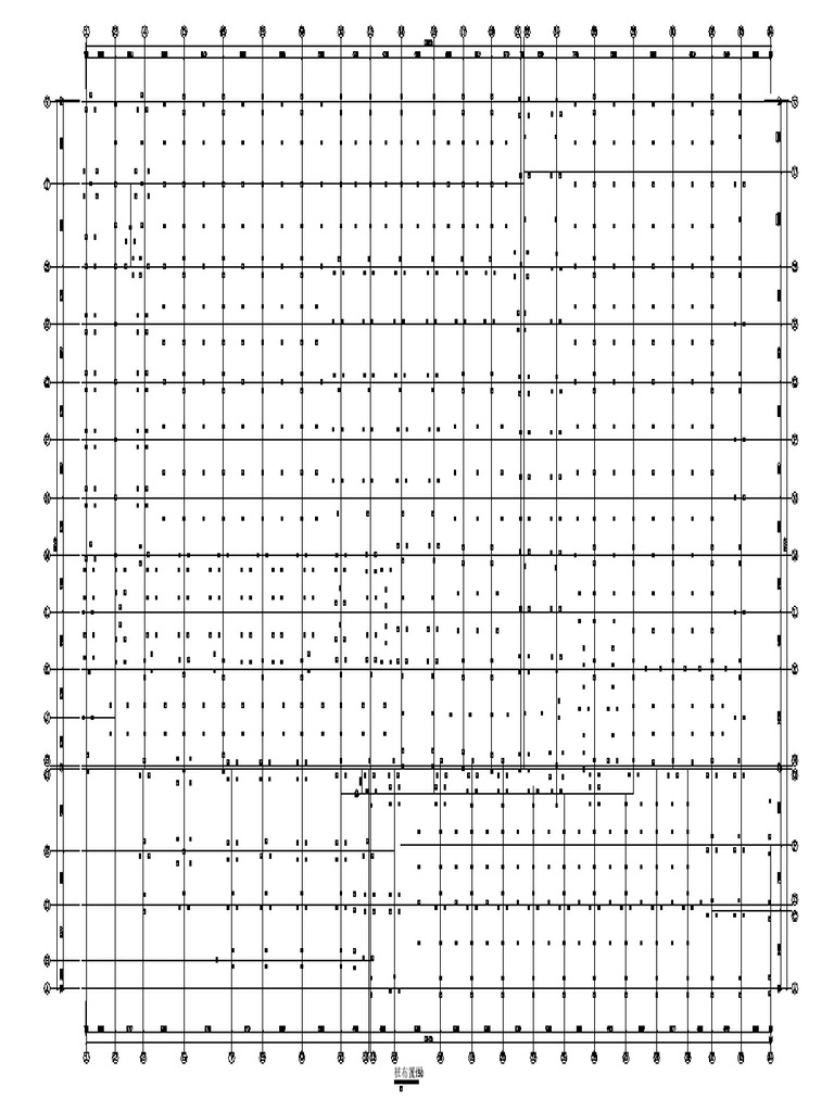 Layout Titik Pancang-Model | PDF