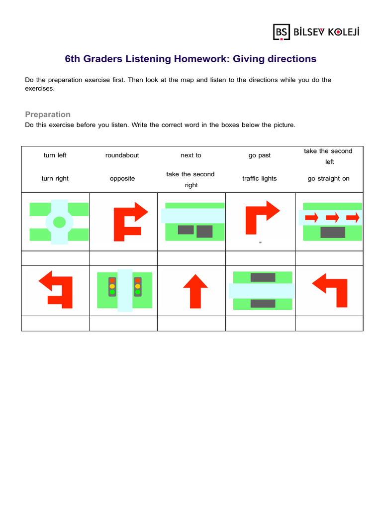 3 Giving Directions Listening | PDF