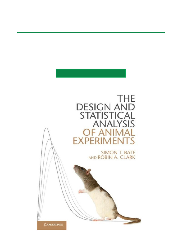 Animal Experiment Design & Analysis Guide | PDF | Statistics | Student ...