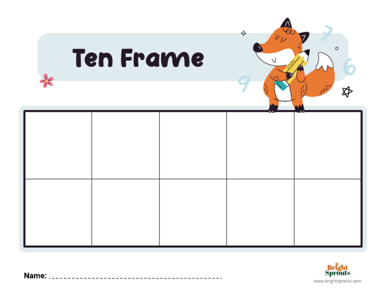 1 Blank Ten Frame | PDF