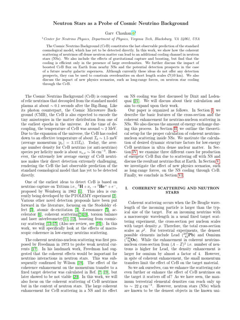 Neutron_Stars_as_a_Probe_of_Cosmic_Neutrino_Backgr | PDF | Neutrino ...