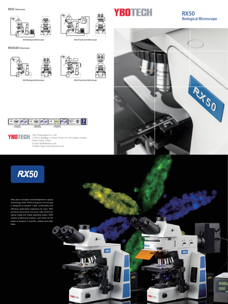 RX50-Fluorescent-Microscope | PDF | Optics | Light