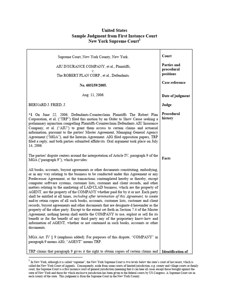 How To Read A US Court Case | PDF | Sovereign Immunity In The United ...