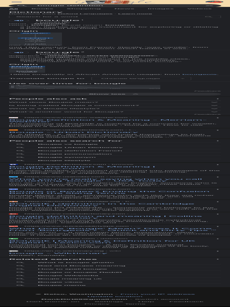 bougie definition - Google Search | PDF | Bourgeoisie | Adjective