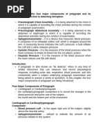 Forensic 5: Group 1 Parts of A Polygraph Machine Manual and Computerize Parts and Its Functions ...