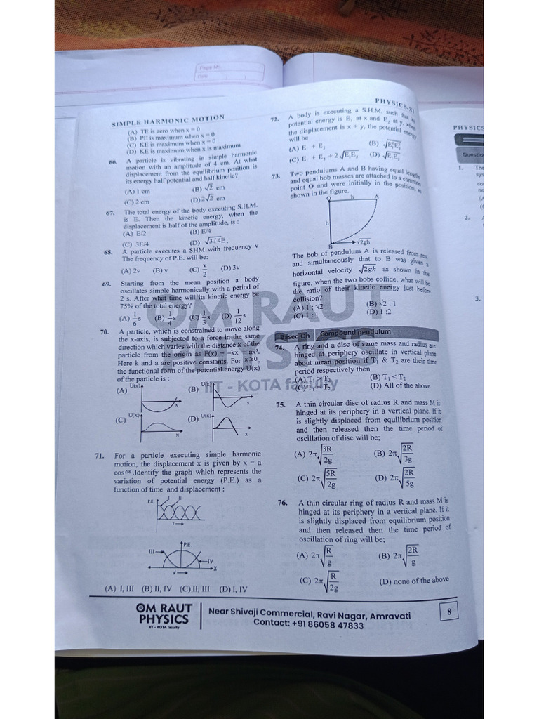 Physics IMP Question | PDF