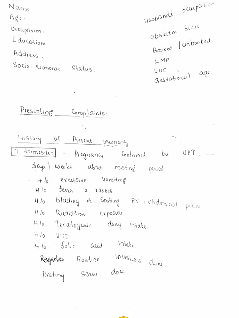 @CASE Taking Proforma OBS | PDF