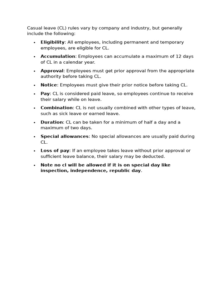 CL Rules | PDF
