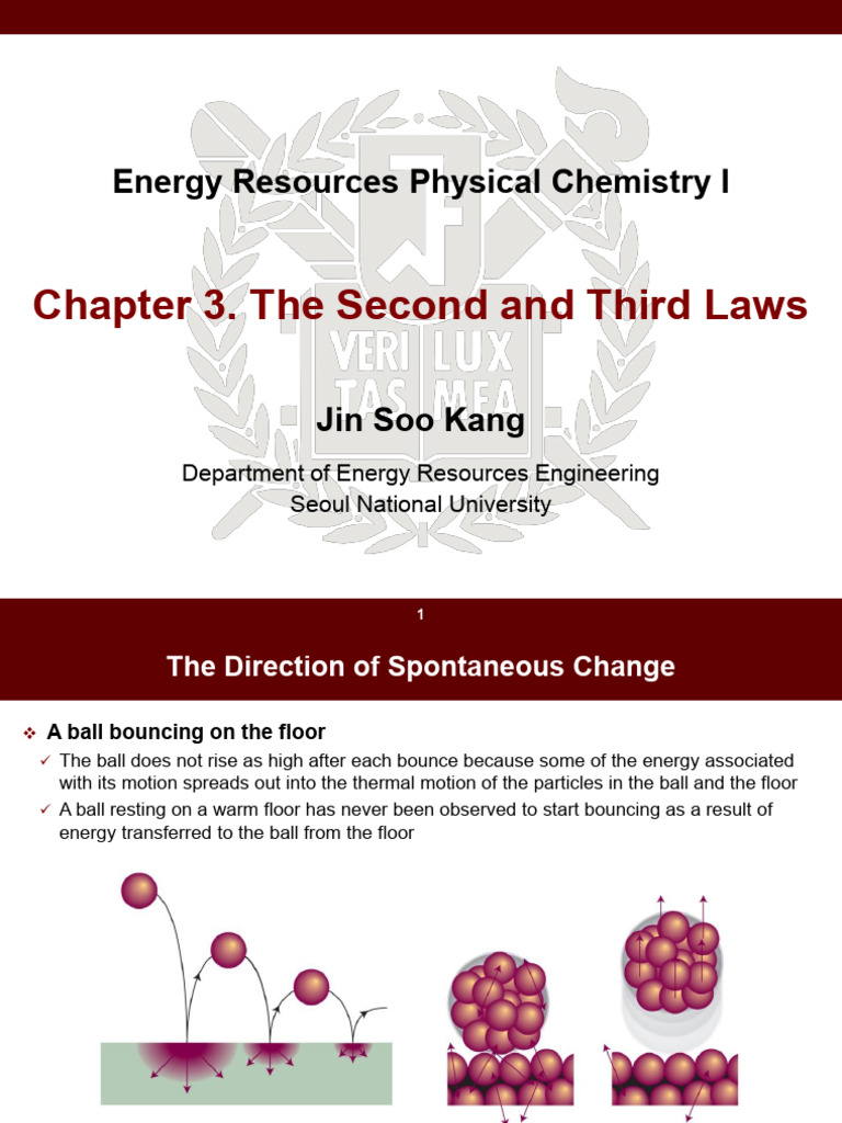 Chapter 3 28lecture Note 29 | PDF | Entropy | Temperature