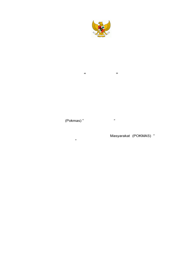 SK Pembentukan Pokmas Marga Si Jaya | PDF