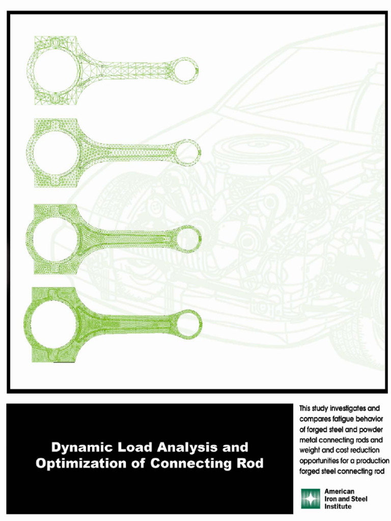 Dynamic Load Analysis and Optimization of Connecting Rod | PDF | Strength Of Materials | Fatigue ...