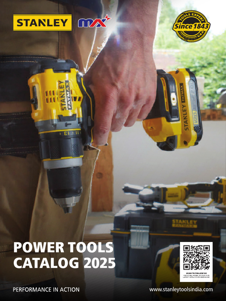 Stanley Power Tools 2025 | PDF | Drill | Tools