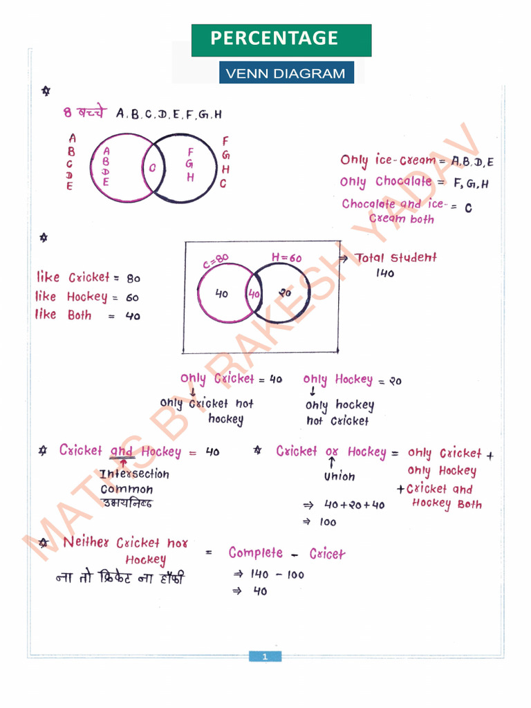 Percentage Notes 07-01 | PDF