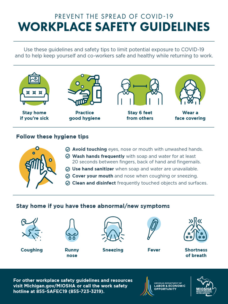 Workplace Safety Guidelines Poster | PDF