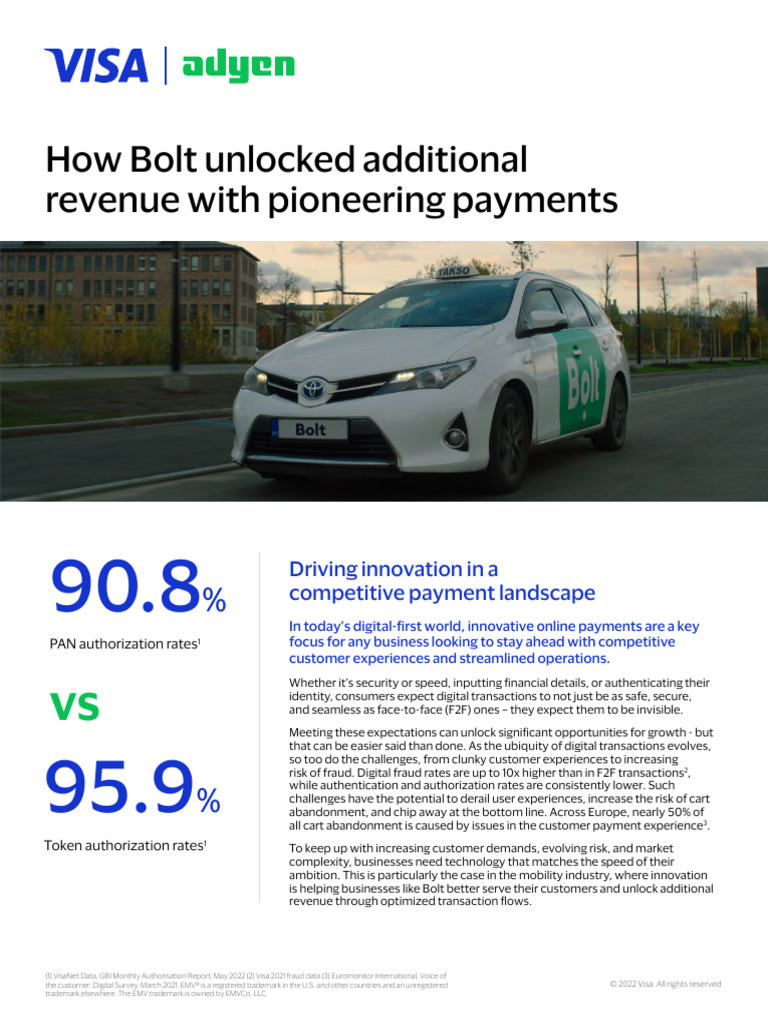 Bolt Case Study Visa CTA v3 | PDF | Emv | Visa Inc.