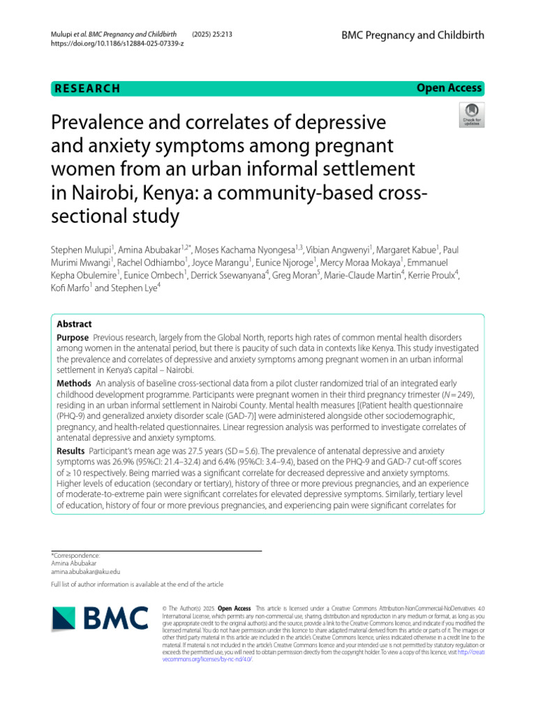 EBSCO-FullText-04 29 2025 | PDF | Major Depressive Disorder | Linear Regression