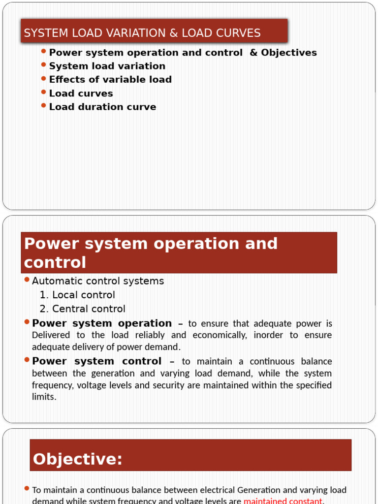 EE8702 Unit1 5system Load Variation&Load Curves | PDF | Power Station ...