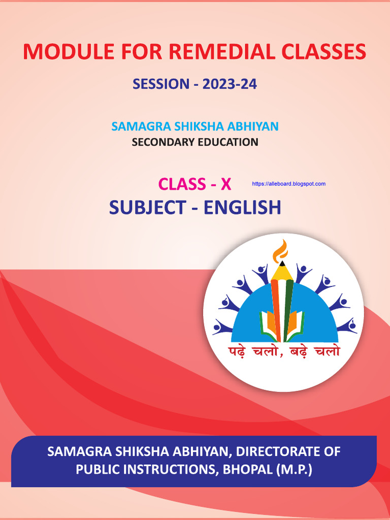 Class 10 English Remedial Module 2023-24 | PDF | Reading Comprehension
