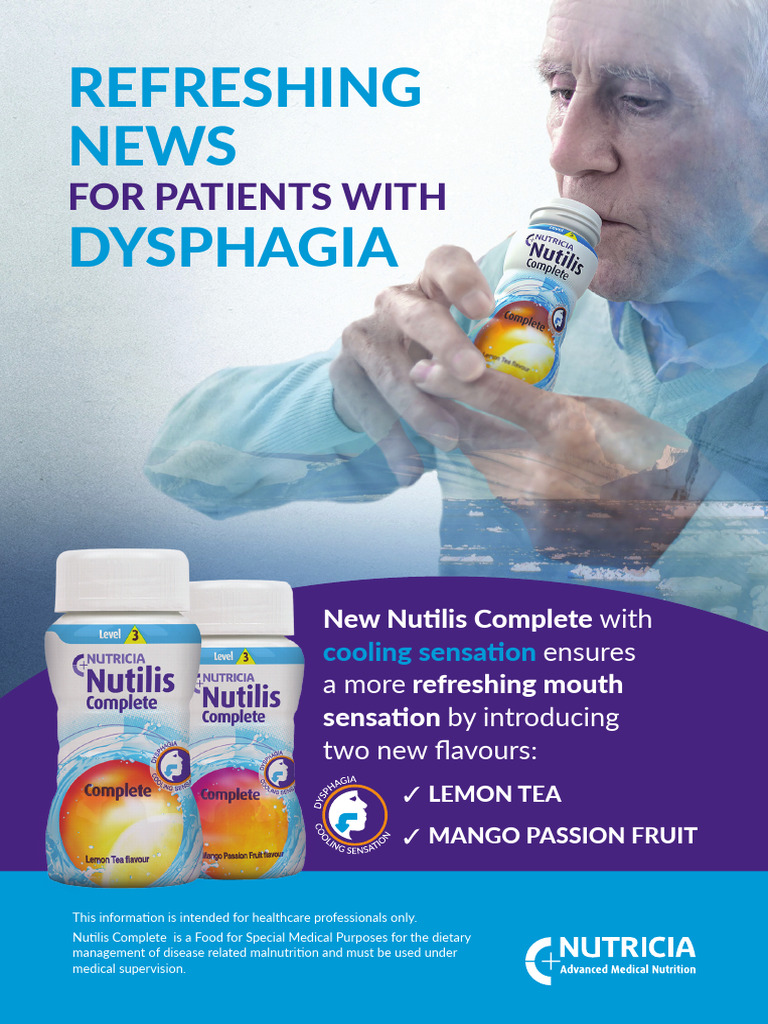 New Nutilis Complete Flavors for Dysphagia | PDF | Taste | Senses
