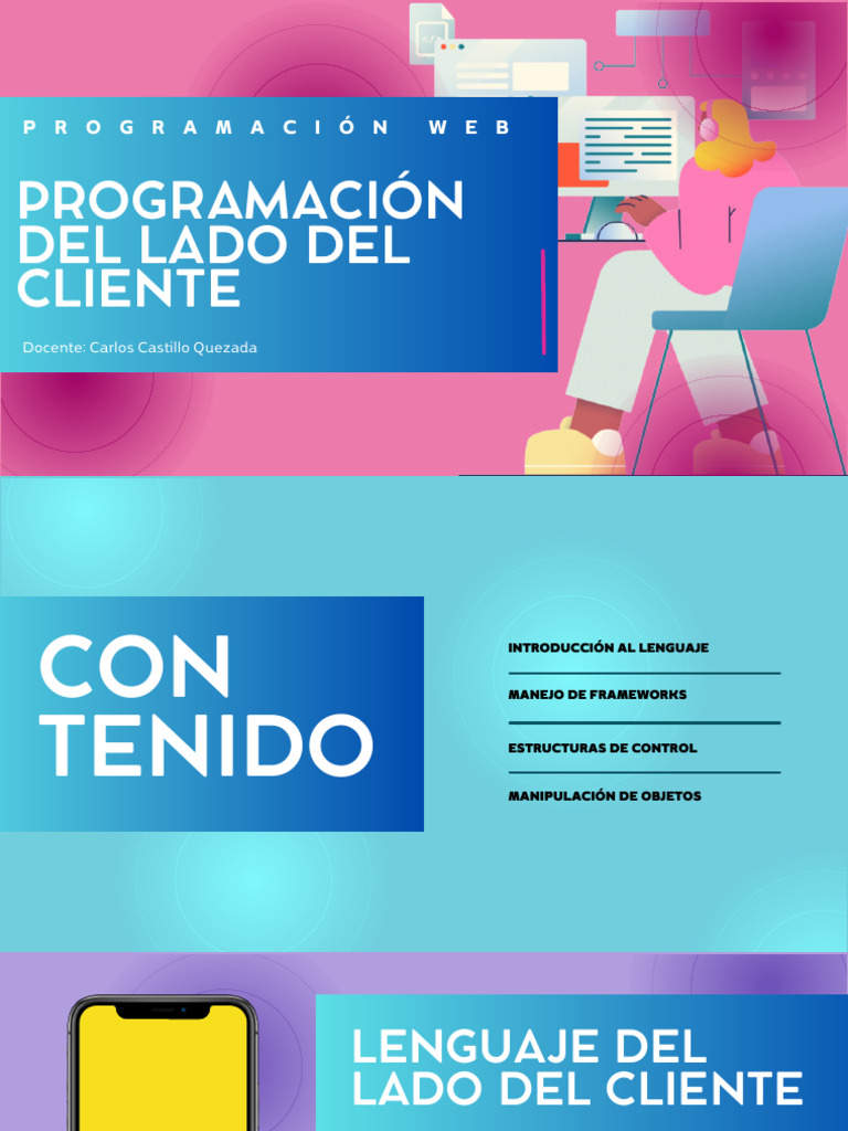 Web 03 Programación Del Lado Del Cliente | PDF | Modelo de objeto de ...