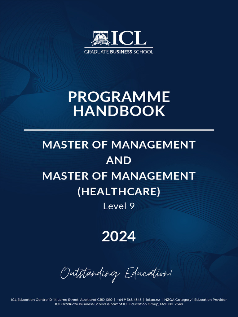 07 ICL MM MMHC MMT Programme Handbook - v2 | PDF | Academic Degree ...
