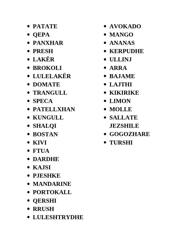 Lista | PDF
