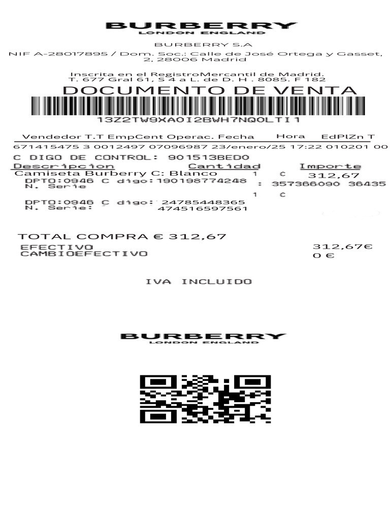 Ticket - EL-CORTE-INGLES PDF | PDF