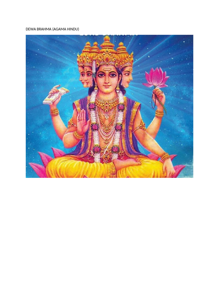 Dewa Brahma | PDF