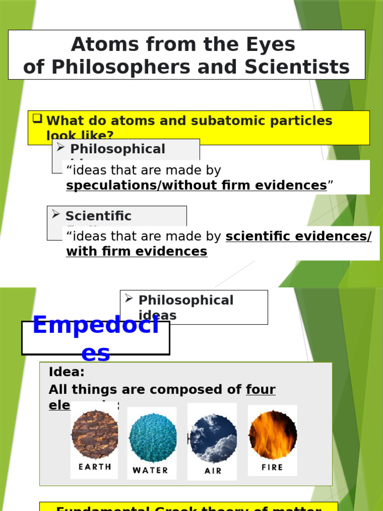Art 1atoms From The Eyes of Philosophers and Scientists | PDF ...