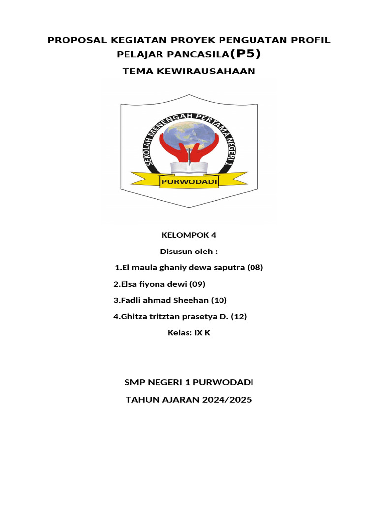 Proposal p5 Kelompok4 | PDF