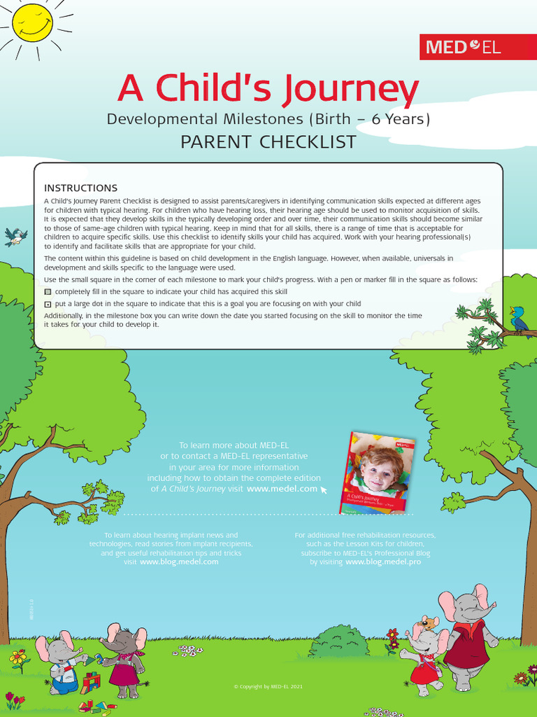 4-Year-Old Developmental Checklist | PDF | Consonant | Word