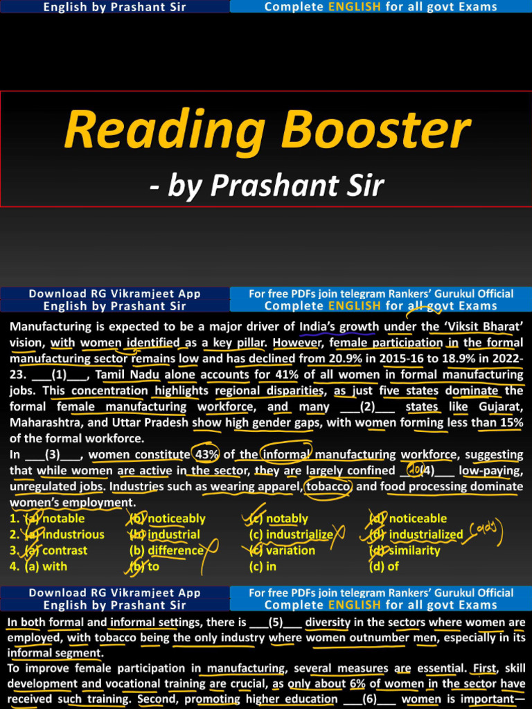 Reading Booster 27 | PDF